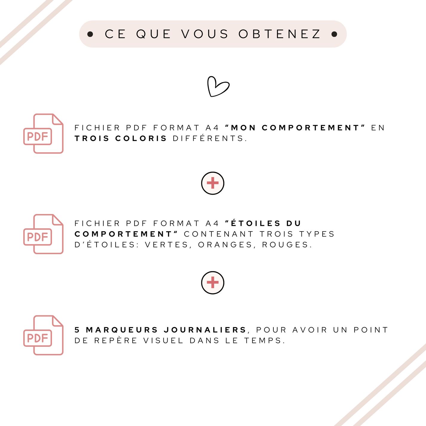 Tableau de comportement et motivation pour enfant – Prunambulle